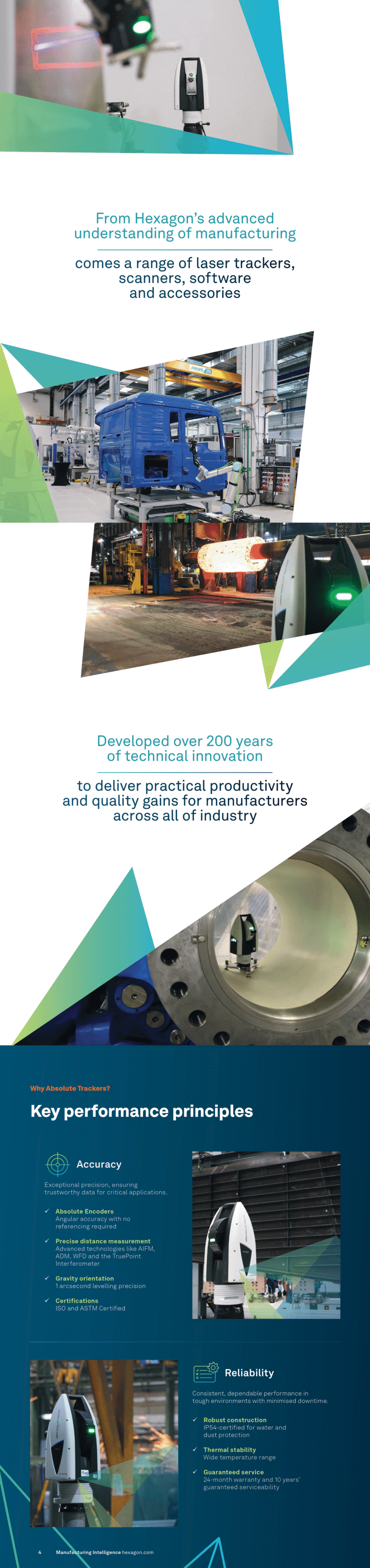 Hexagon Leica Absolute Tracker AT500 | Laser Tracker Systems