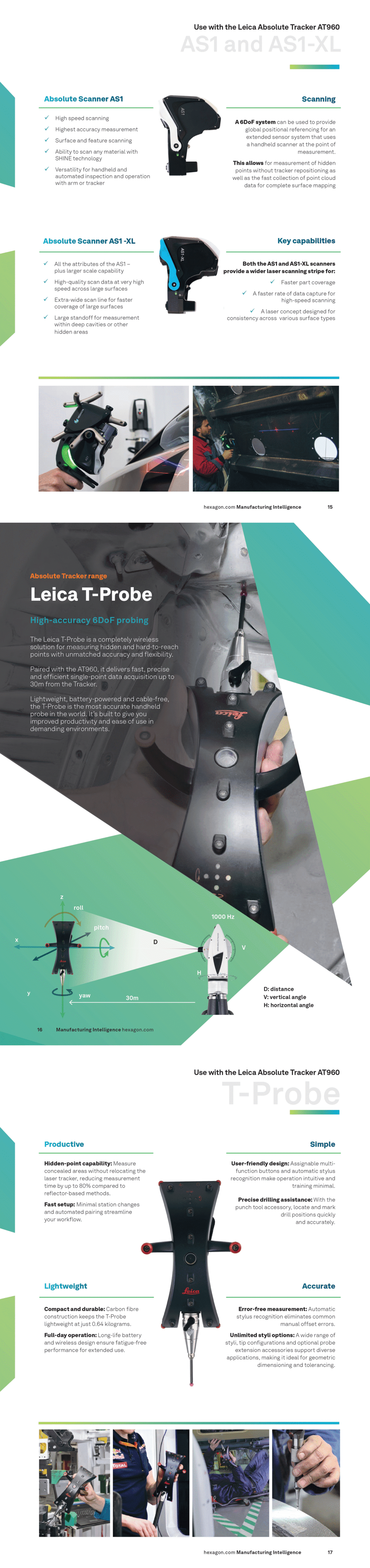 Hexagon Leica Absolute Tracker AT500 | Laser Tracker Systems