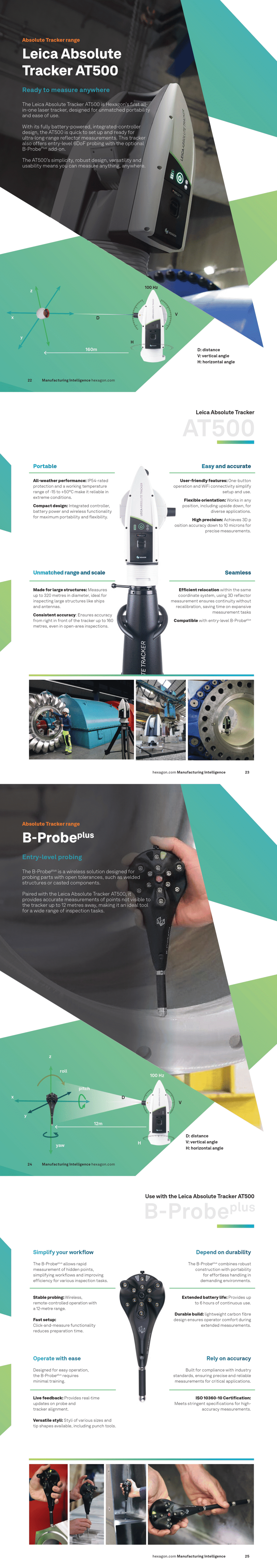 Hexagon Leica Absolute Tracker AT500 | Laser Tracker Systems