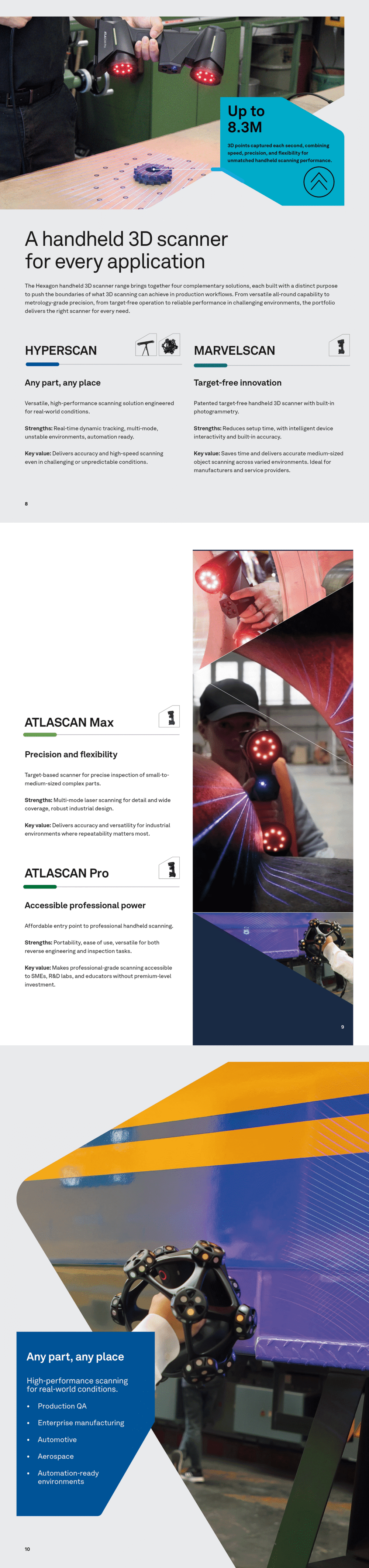 Hexagon MARVELSCAN | Handheld 3D Laser Scanners